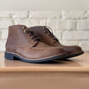 Clarks | Shoes | Clarks Bostonian Chukka Walker Mid Leather Ankle Moc ...